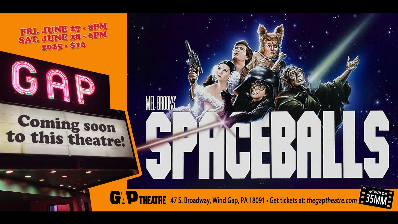 SPACEBALLS (1987) in 35mm in Wind Gap - Checkout