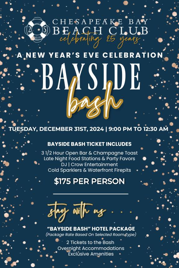 New Year's Eve Bayside Bash in Stevensville - Checkout