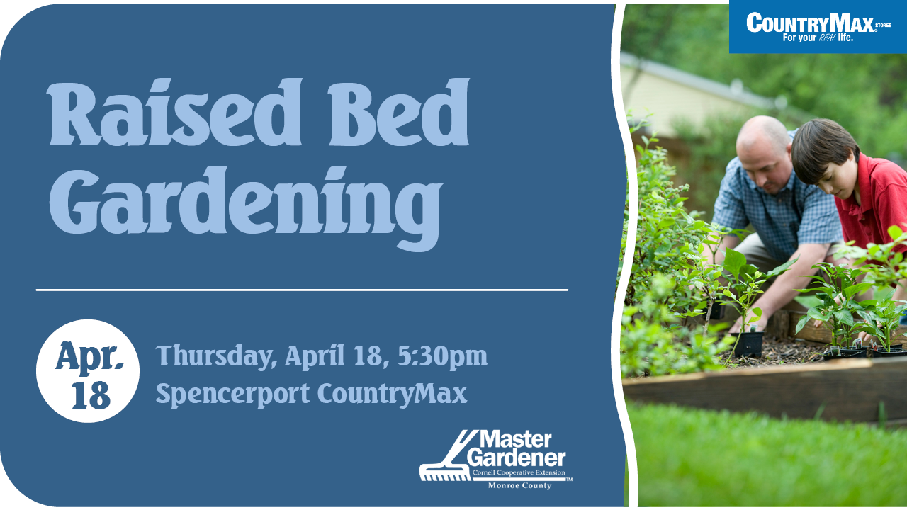Cornell at CountryMax - Raised Bed Gardening in Spencerport - Checkout
