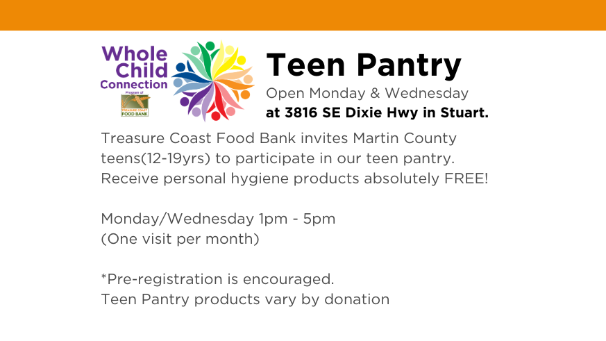 TCFB/Whole Child Connection TEEN PANTRY in Stuart - Checkout