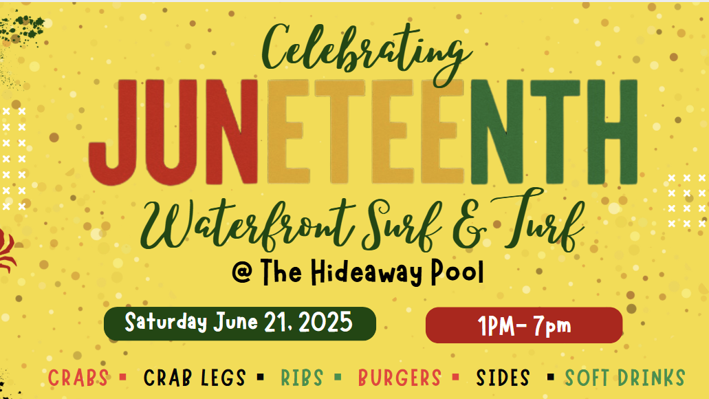 Celebrating Juneteenth: Waterfront Surf and Turf Pool Party in Prince ...