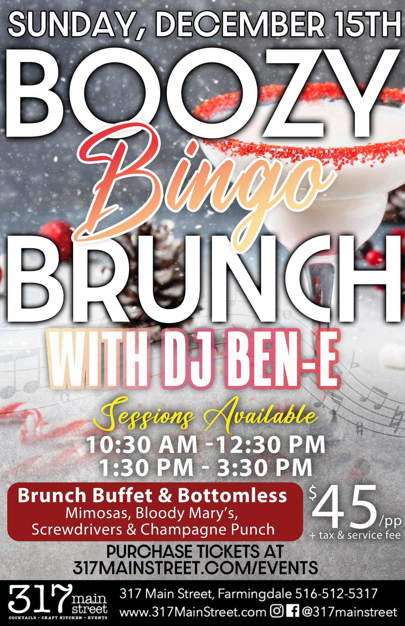 Boozy Bingo Brunch at 317 Main Street in Farmingdale - Checkout