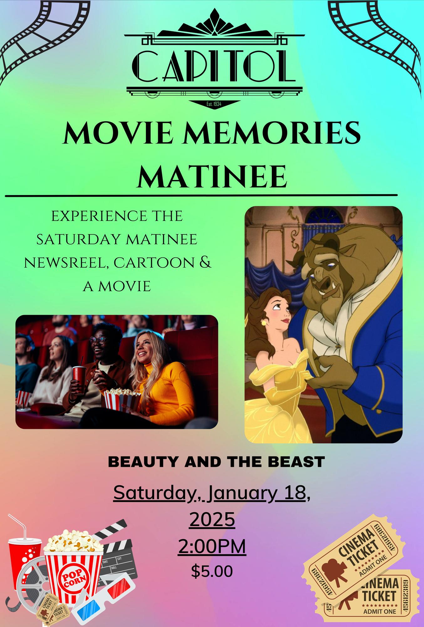 MOVIE MEMORIES MATINEE - JANUARY in Greeneville - Checkout