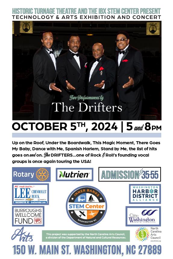 The Drifters: Technology & Arts Exhibition Concert in Washington - Checkout