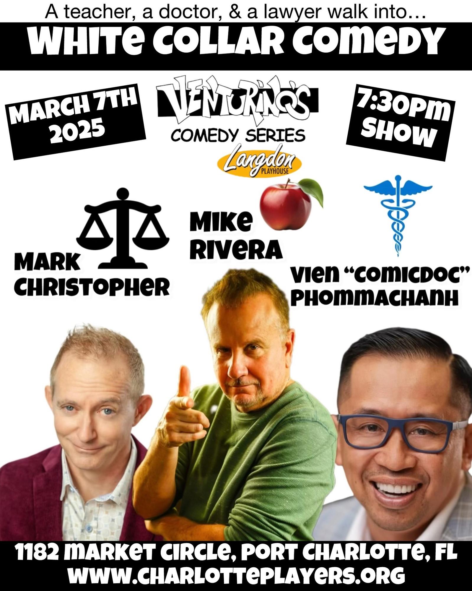 Venturino's Comedy Club-White Collar Comedy Show in Port Charlotte ...