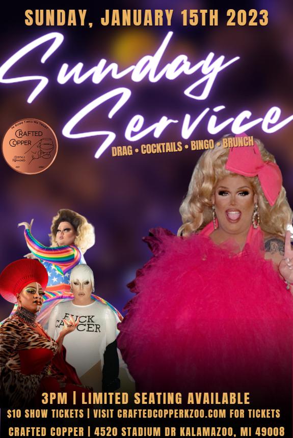 Crafted Copper Drag Brunch in Kalamazoo - Checkout