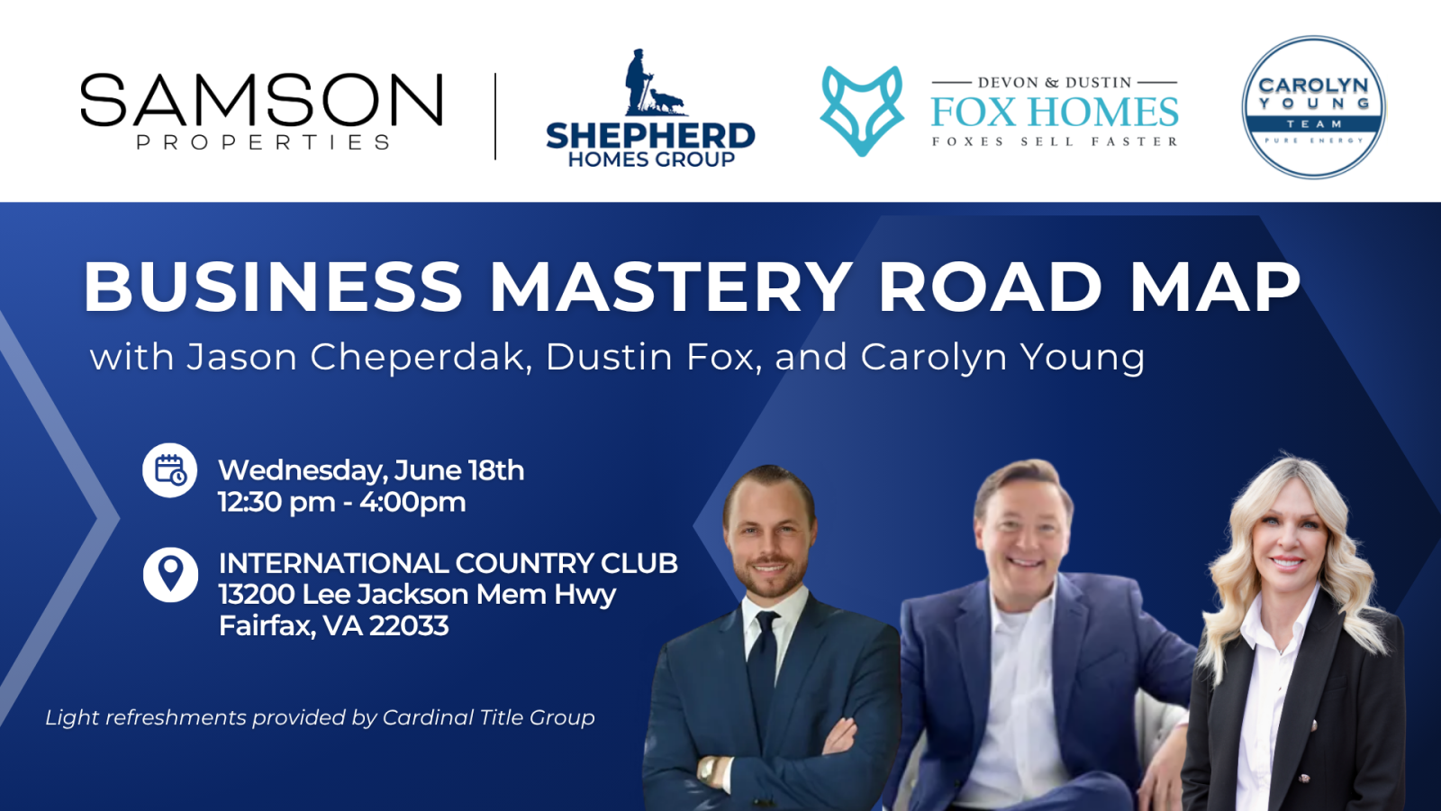 Business Mastery Road Map with Jason Cheperdak, Carolyn Young, and ...