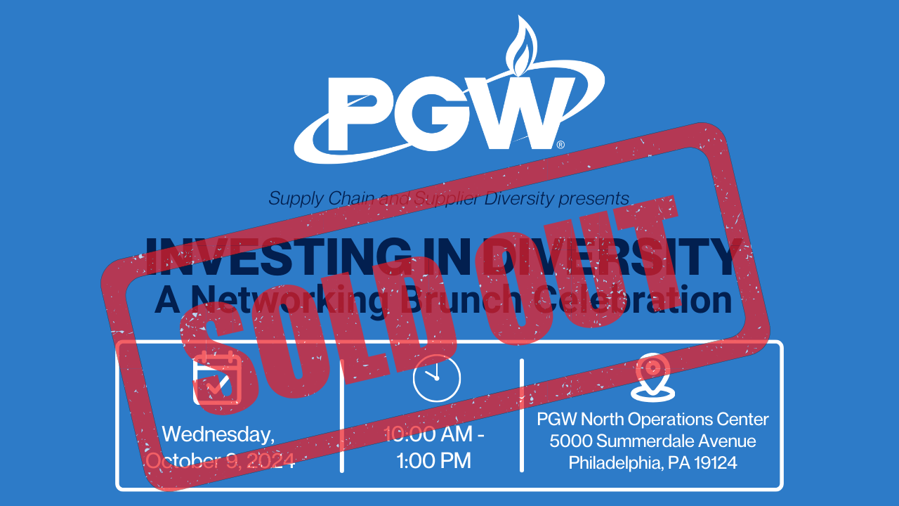 PGW Presents: Investing in Diversity, A Networking Brunch Celebration ...
