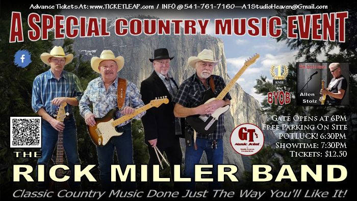 The Rick Miller Band "LIVE" with Special Guest: Allen Stolz in DEXTER ...