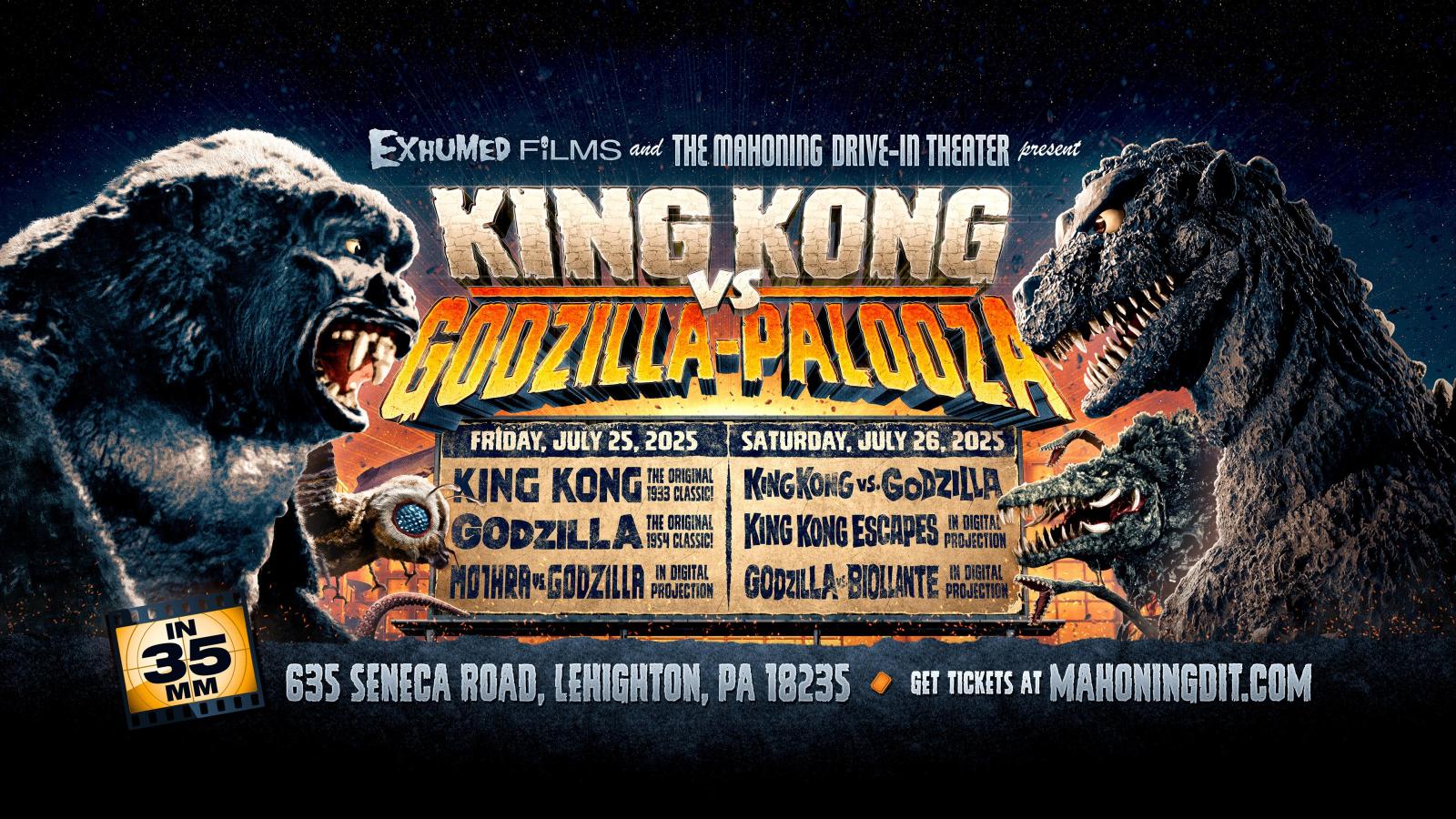 KING KONG VS. GODZILLA-PALOOZA in Lehighton - Checkout