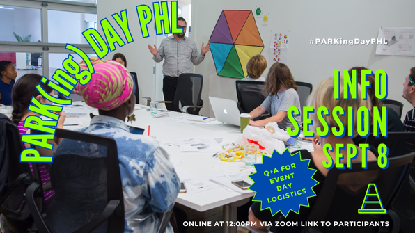 PARK(ing) DAY 2025 Event Day Prep Info Session in Philadelphia - Checkout