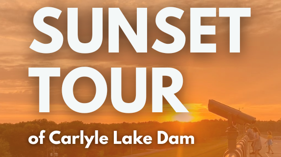Tickets for Sunset Tour of Carlyle Lake Dam in Carlyle from TicketLeap