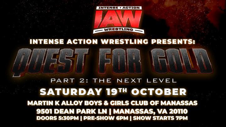 QUEST FOR GOLD - PART 2: THE NEXT LEVEL in Manassas - Checkout