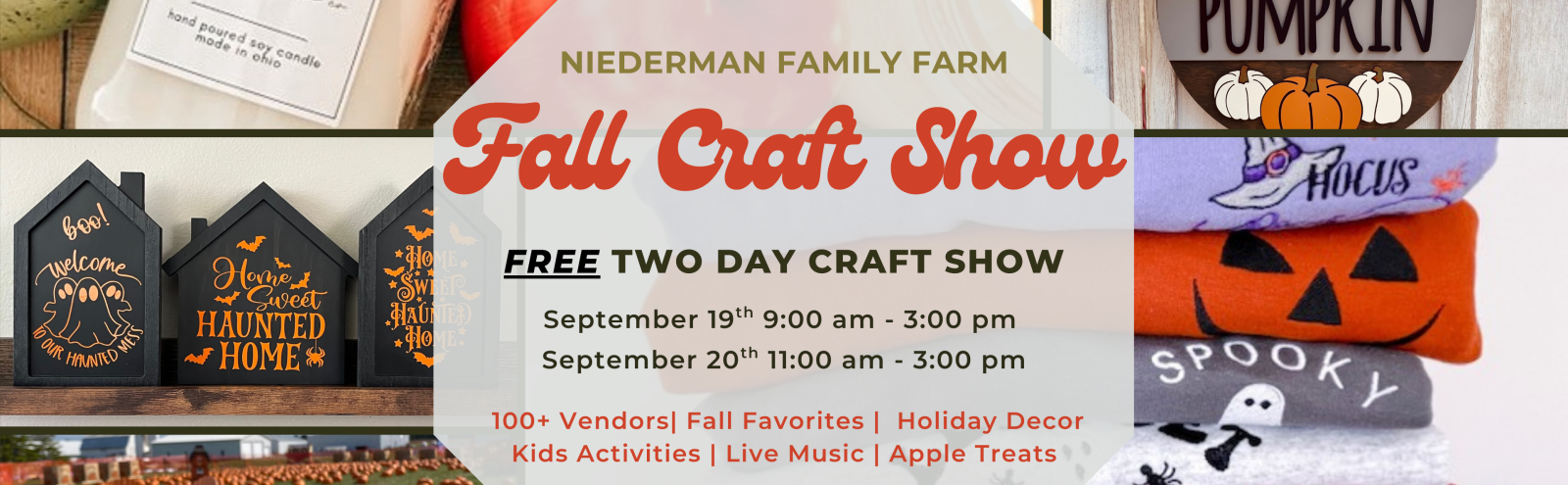 2026 Finds on the Farm Fall TWO DAY Craft Show - Vendor Registration in ...