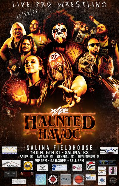 Tickets for XWE presents Haunted Havoc 2022 in Salina, KS 67401 from TicketLeap