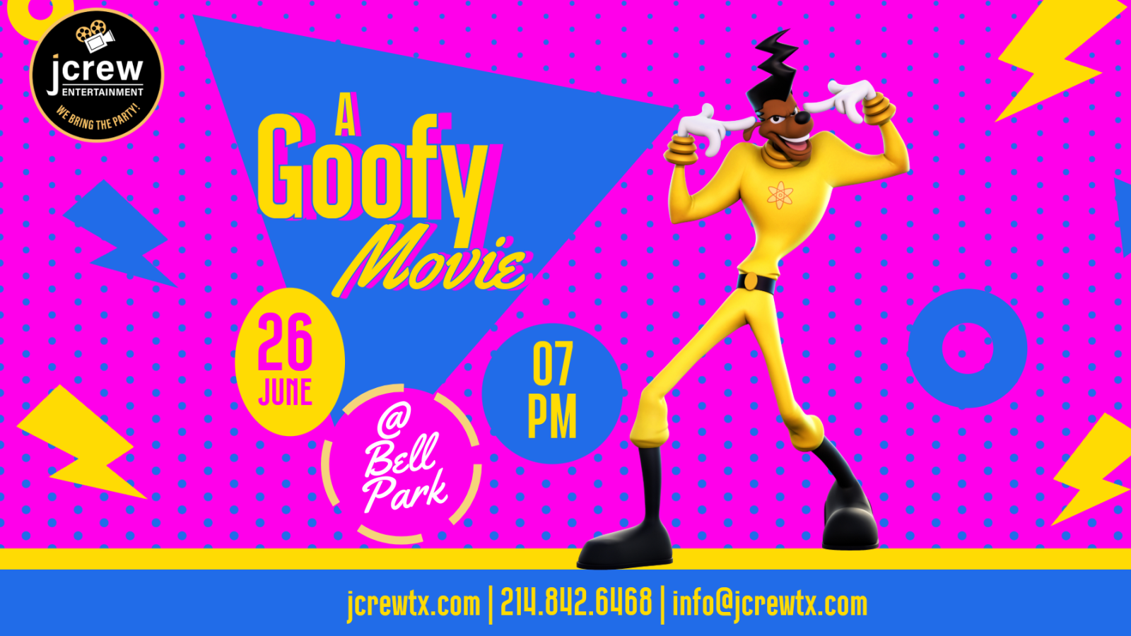 A Goofy Movie Extravaganza @ Bell Park in Forney - Checkout
