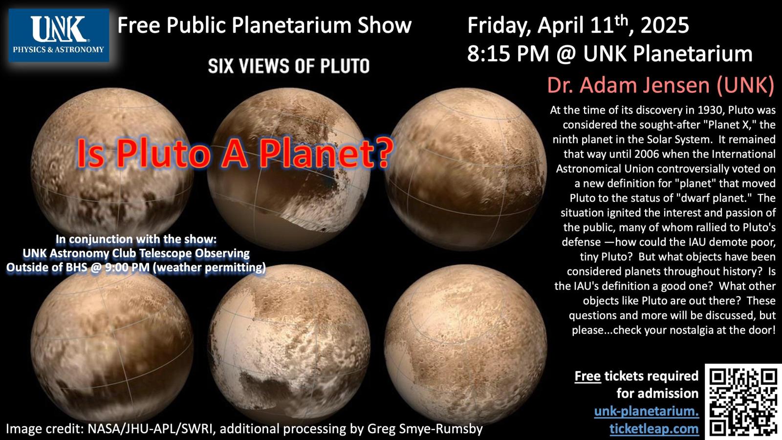 Is Pluto A Planet? in Kearney - Checkout