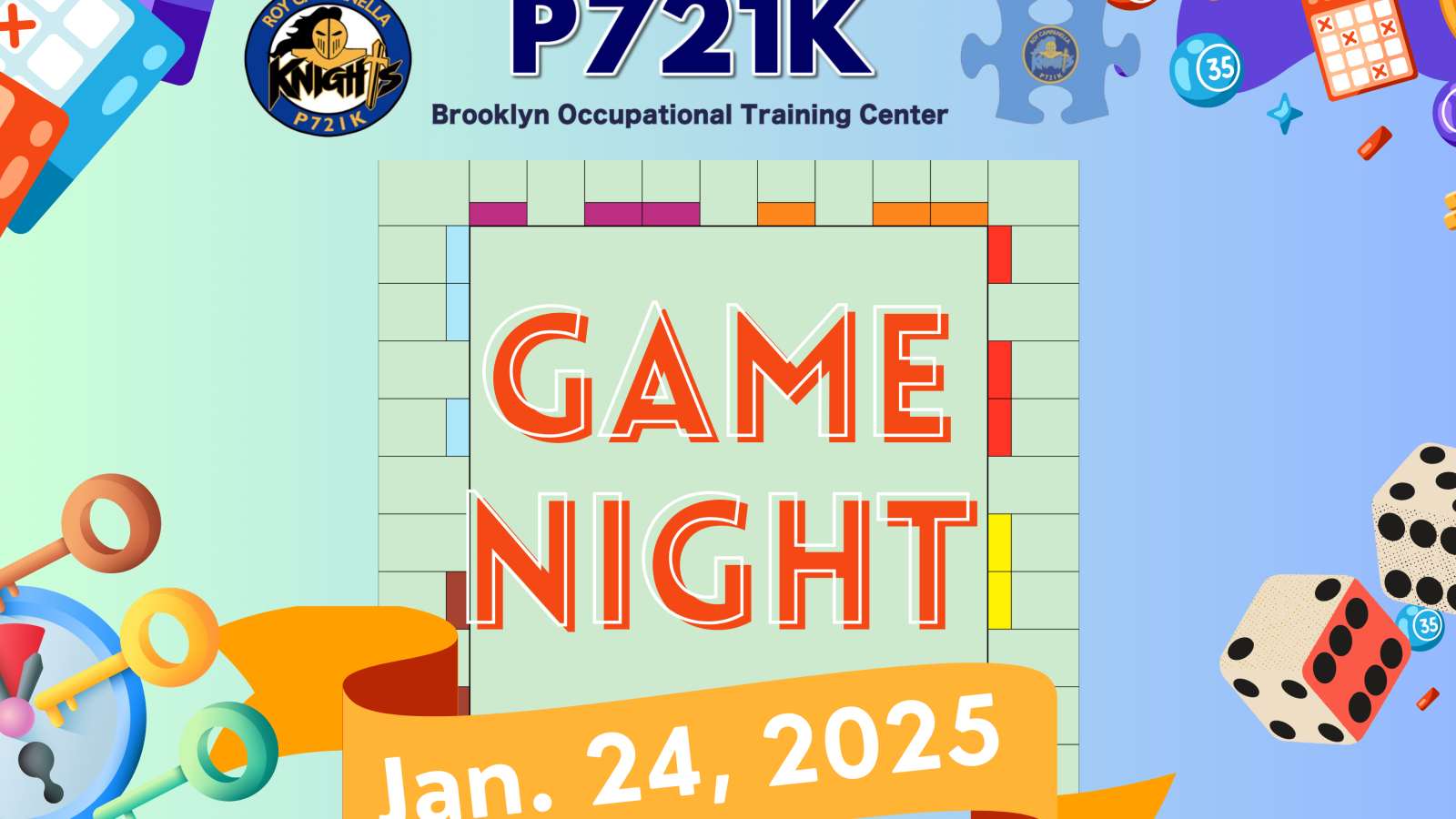 P721K Family Game Night in Brooklyn - Checkout