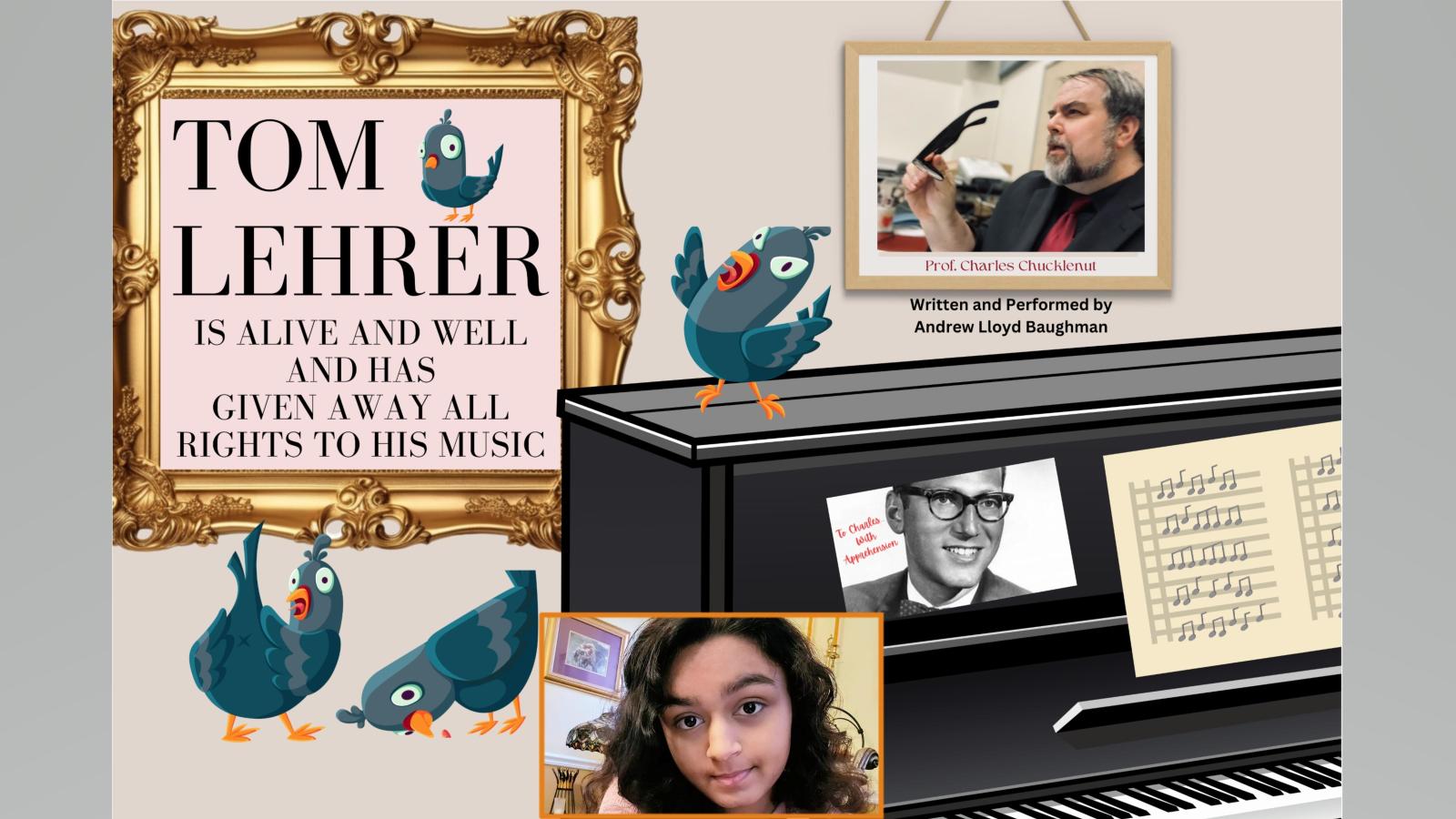 Tom Lehrer Tribute by Andrew Baughman with Lea Bassant - ADVANCE SALES ...