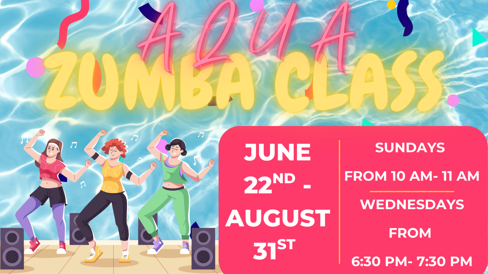 Aqua Zumba - 2025 Pool Season in Laurel - Checkout