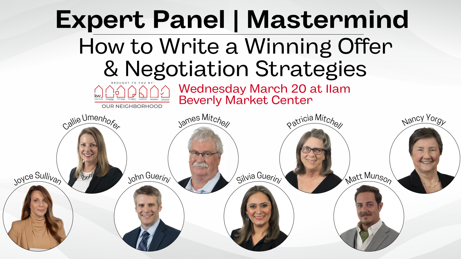 Expert Panel | Mastermind - How to Write a Winning Offer & Negotiation Strategies in Beverly ...