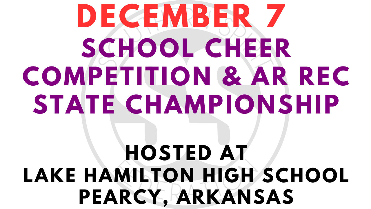 December 7 School Cheer Competition & Rec State Championship | Lake ...