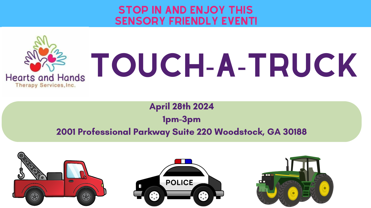 Sensory Friendly Touch-A-Truck in Woodstock - Checkout