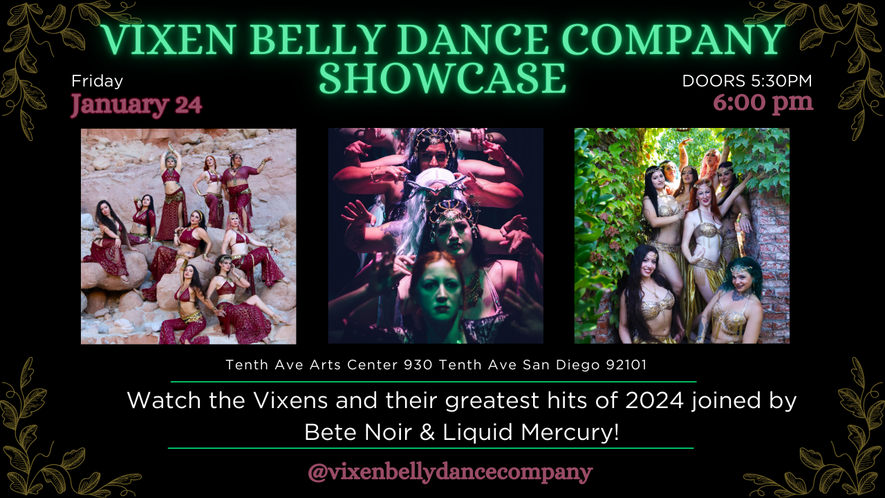 Vixen Belly Dance Co. Show in San Diego - Checkout