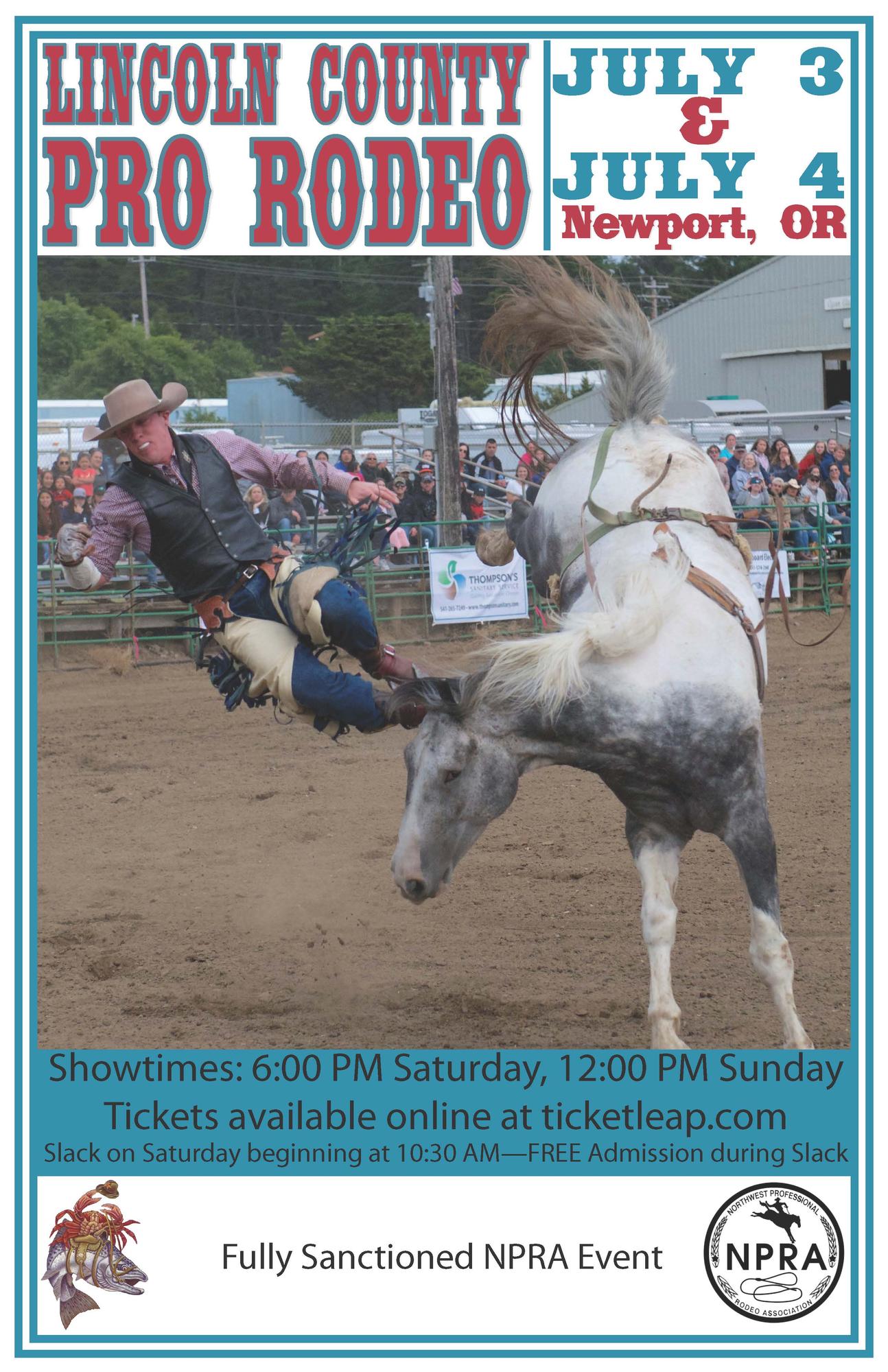 Lincoln County Fair NPRA Pro Rodeo - Newport, Oregon in Newport - Checkout