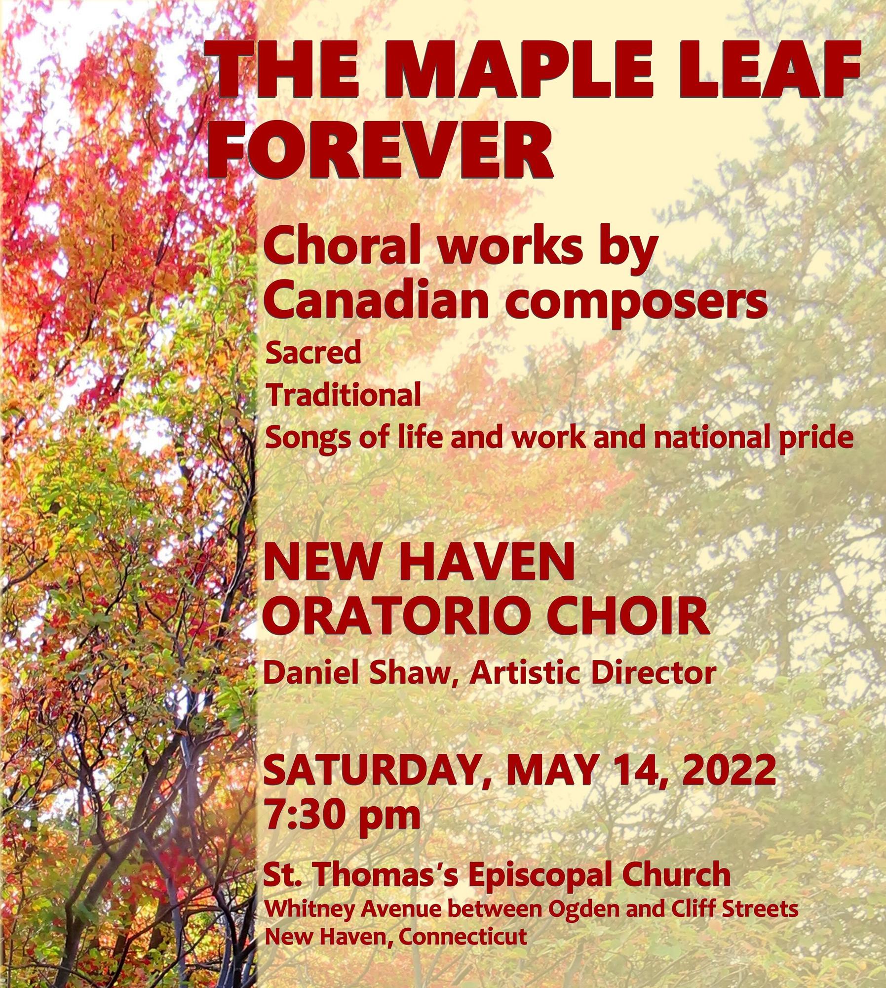 The Maple Leaf Forever in New Haven - Checkout