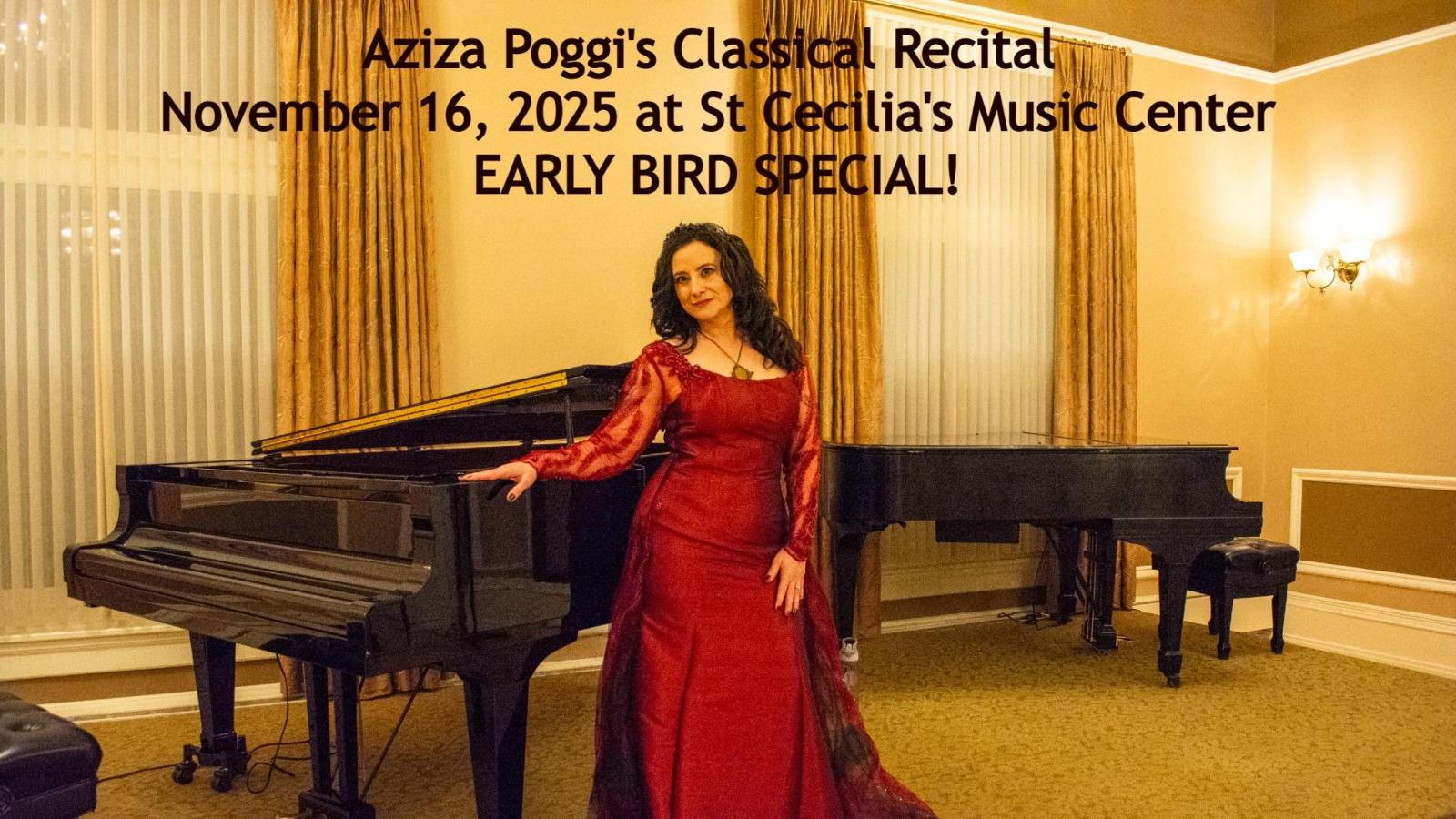 Aziza Poggi's Classical Recital-EARLY BIRD SPECIAL in Grand Rapids ...