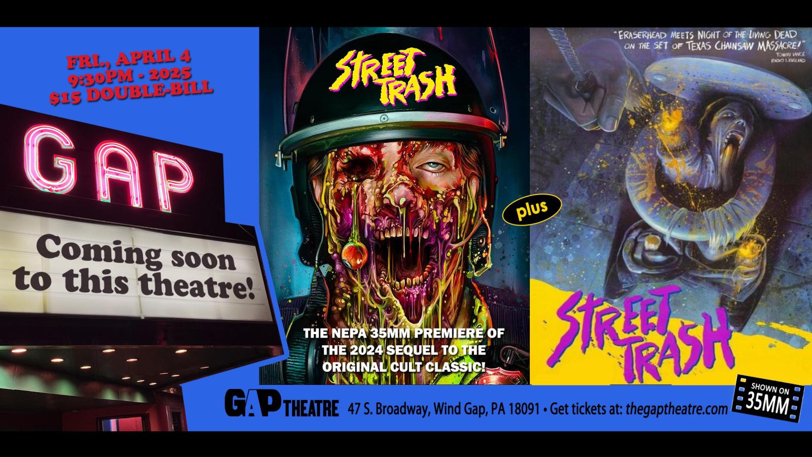 STREET TRASH (2024) & STREET TRASH (1987) 35mm double feature in Wind ...