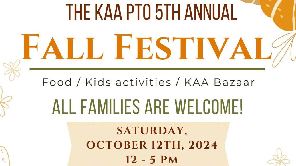 KAA PTO 5th Annual Fall Festival 2024 in Herndon - Checkout