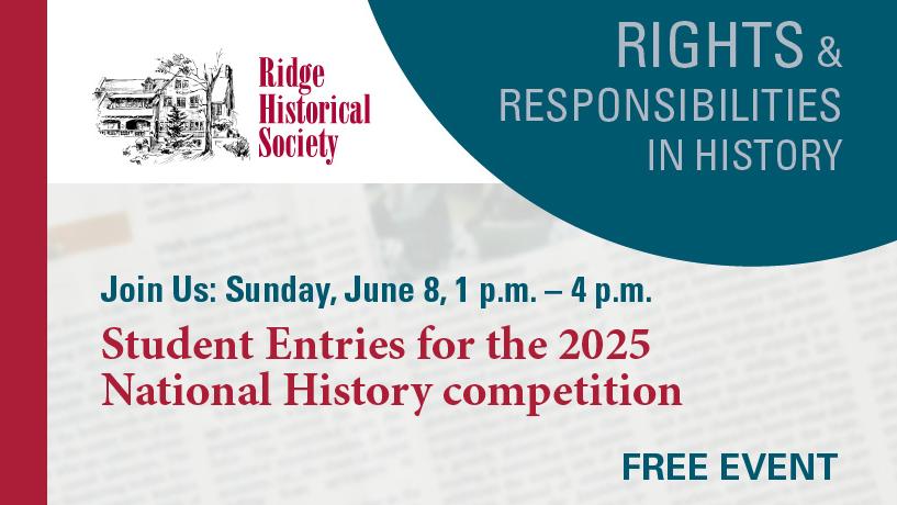 Student Entries for the 2025 National History competition in Chicago ...