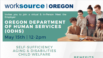 Meet The Employer Oregon Department of Human Services in Beaverton ...