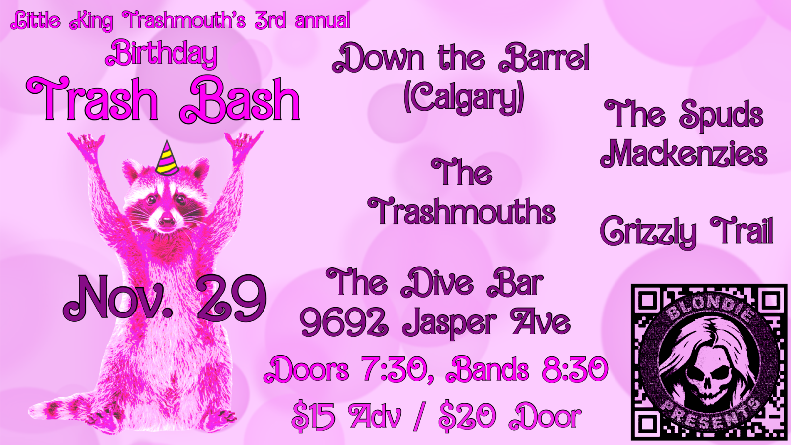 Tickets for Little King Trashmouth’s 3rd Annual TRASH BASH in Edmonton ...