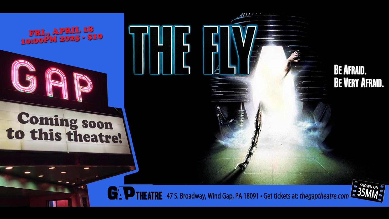 DAVID CRONENBERG’S THE FLY (1986) in 35mm in Wind Gap - Checkout