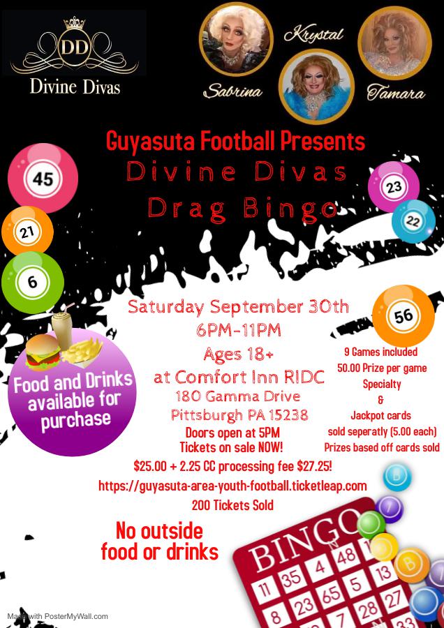 3rd Annual Divine Divas Drag Queen Bingo in Pittsburgh - Checkout