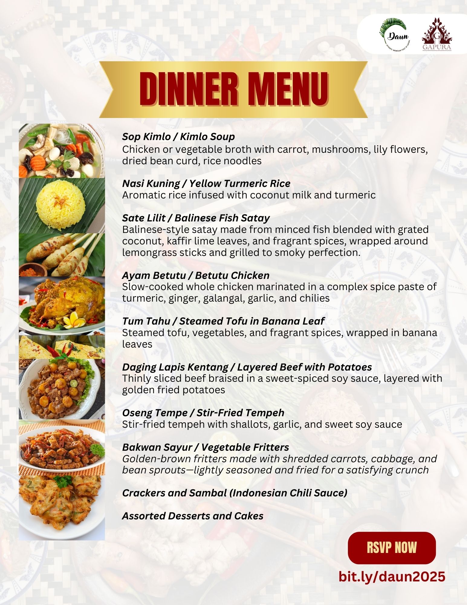 Majestic Bali - Daun Authentic Indonesian Feast & Culture in ...