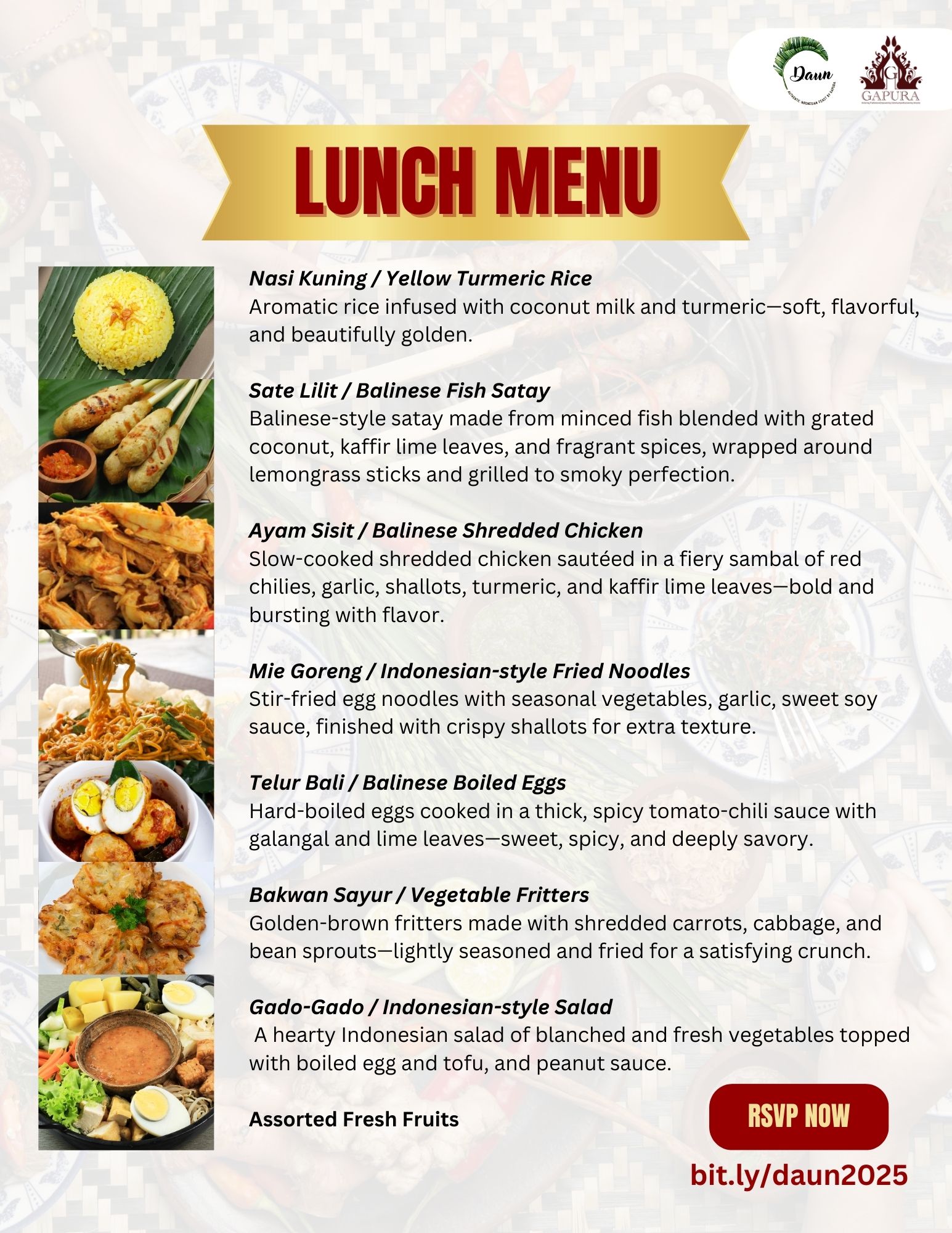 Majestic Bali - Daun Authentic Indonesian Feast & Culture in ...