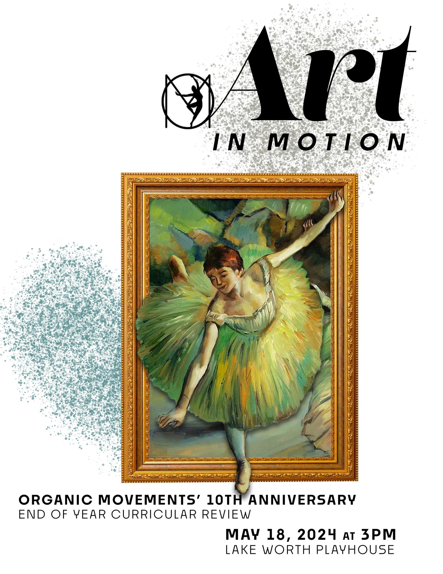 Organic Movements-10th Anniversary-ART IN Motion in LAKE WORTH BEACH - Checkout