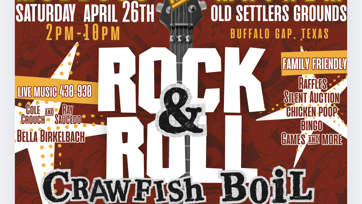 2025 Spring Fling 🤘🎸🎶 Rock 'n Roll Cajun Boil in Buffalo Gap - Checkout