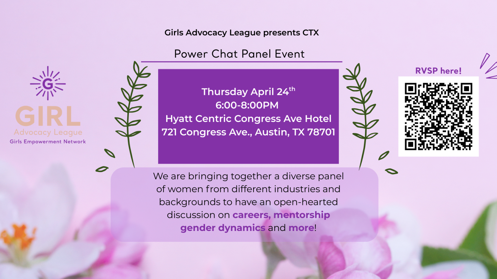 GAL Power Chats Panel CTX April Event 2025 in Austin - Checkout