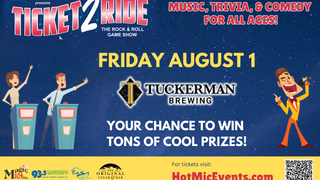 Ticket2Ride Audience Interactive Rock & Roll Comedy Game Show in Conway ...
