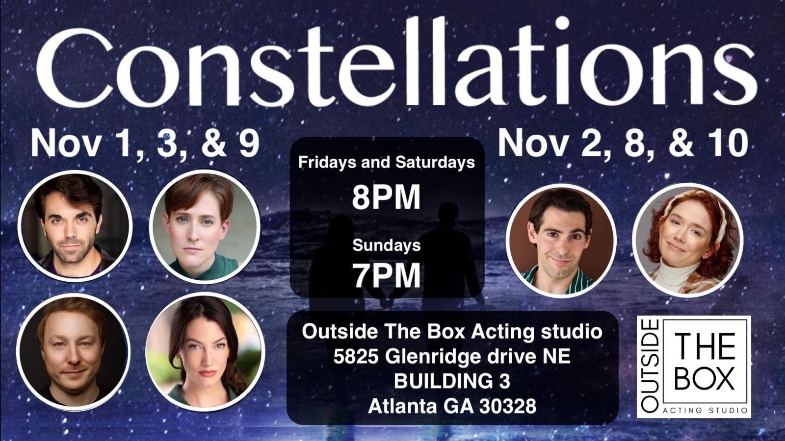 Constellations by Nick Payne in atlanta - Checkout