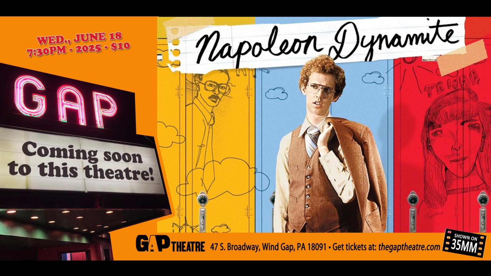 NAPOLEON DYNAMITE (2004) in 35mm in Wind Gap - Checkout