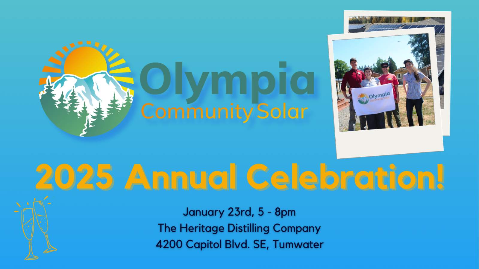 Olympia Community Solar's 2025 Annual Celebration in Tumwater - Checkout