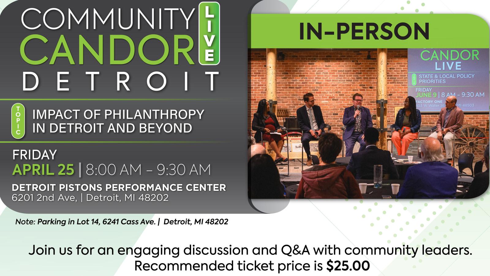 2025 Community Candor Detroit Live in Detroit - Checkout