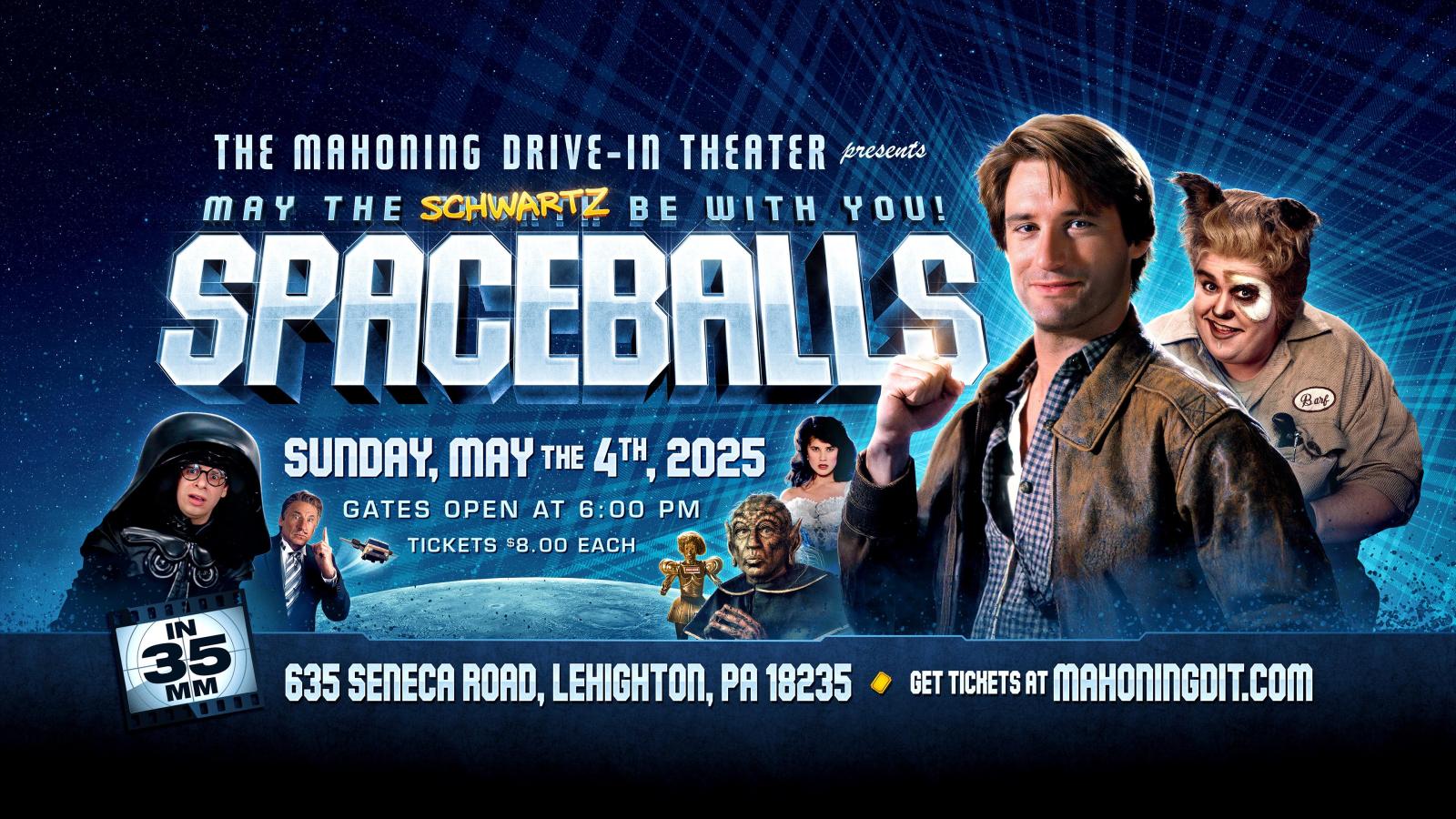 May The Schwartz Be With You: SPACEBALLS (on 35mm) in Lehighton - Checkout