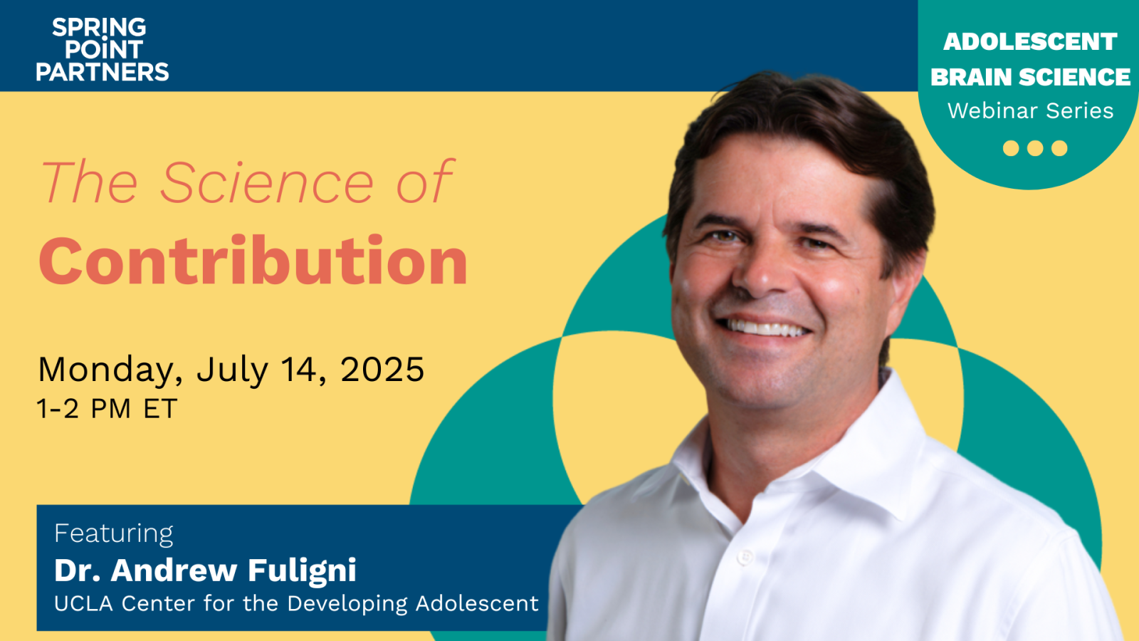 Adolescent Brain Science Webinar Series: The Science of Contribution in ...